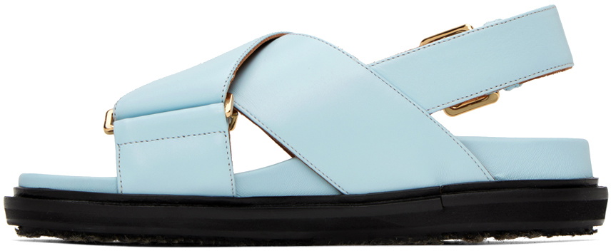 Marni Blue Fussbett Sandals Marni