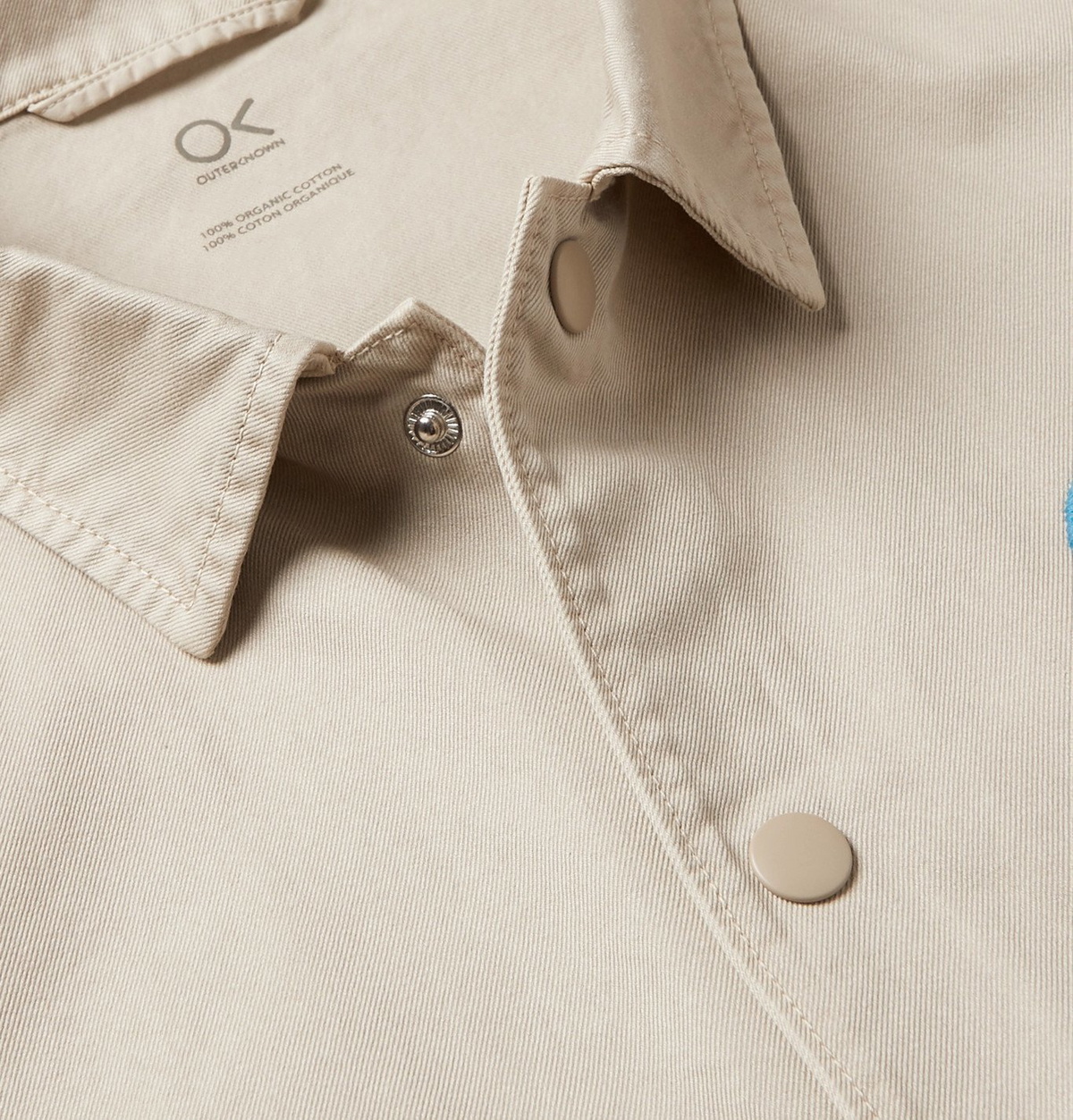 Outerknown - Logo-Appliquéd Organic Cotton-Twill Jacket - Neutrals ...
