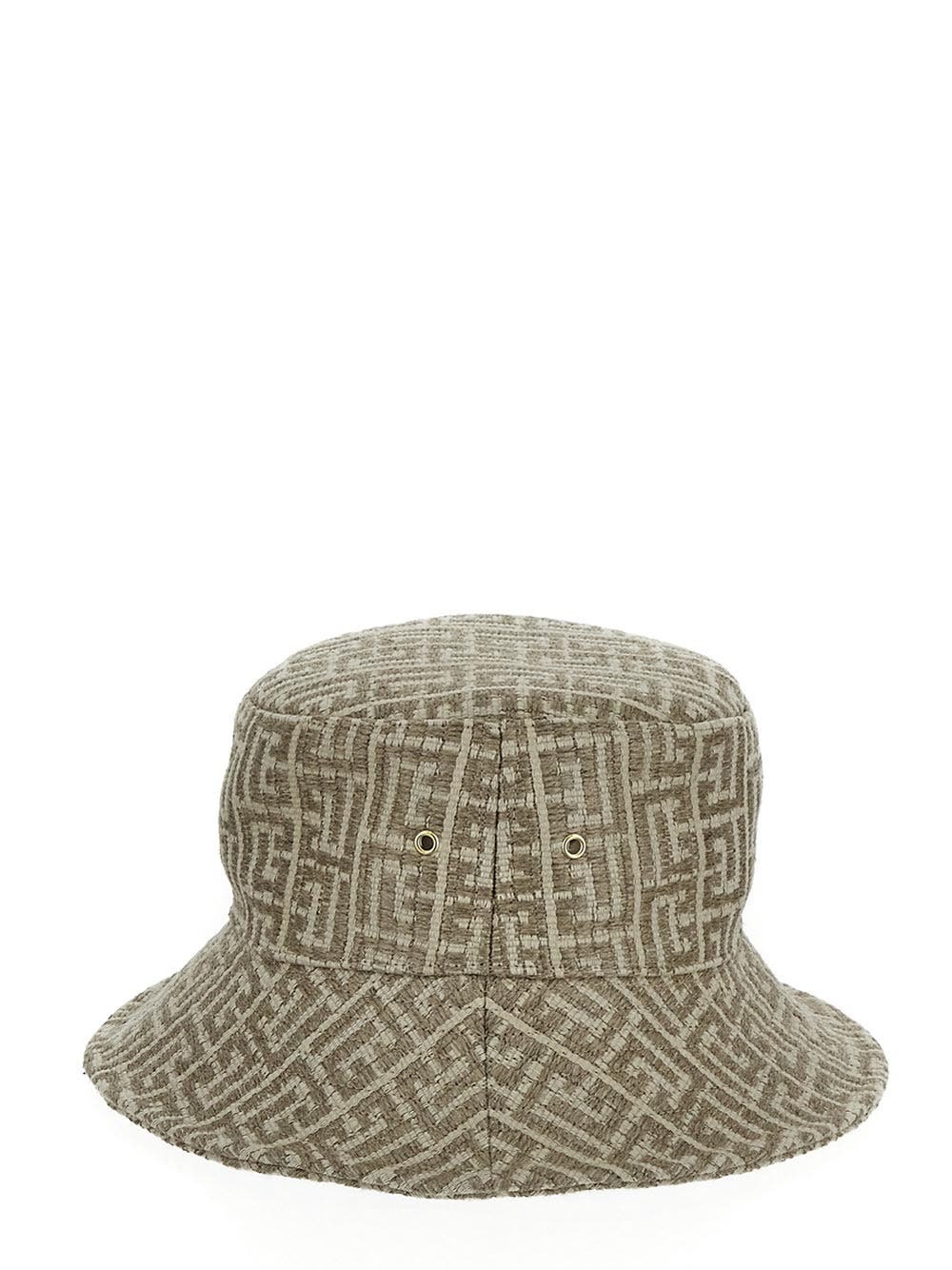 Balmain Geometric Bucket Hat Balmain