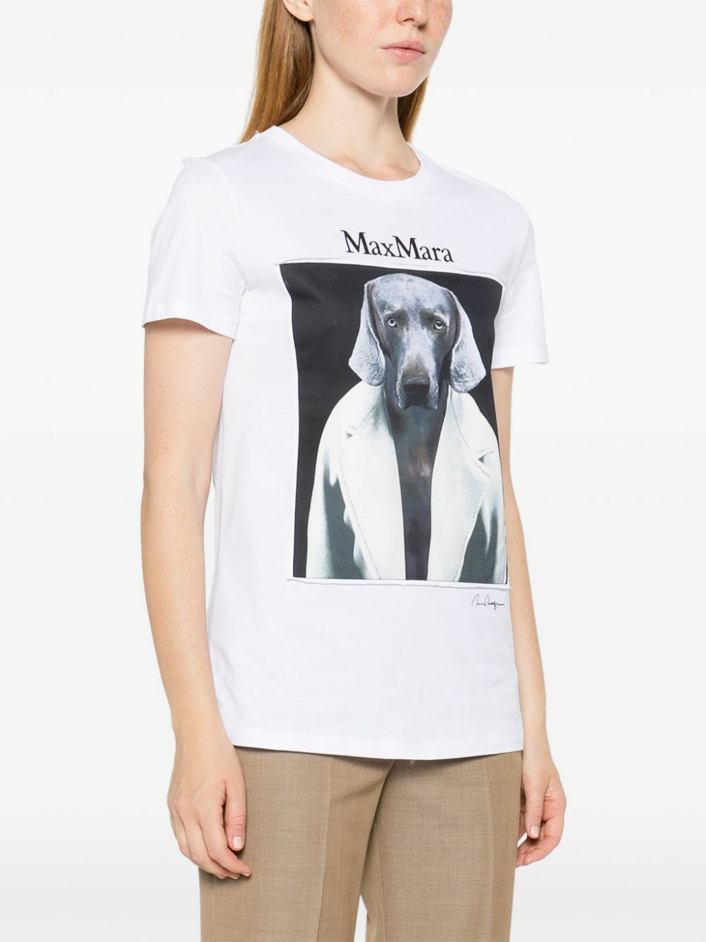MAX MARA - Printed Cotton T-shirt Max Mara