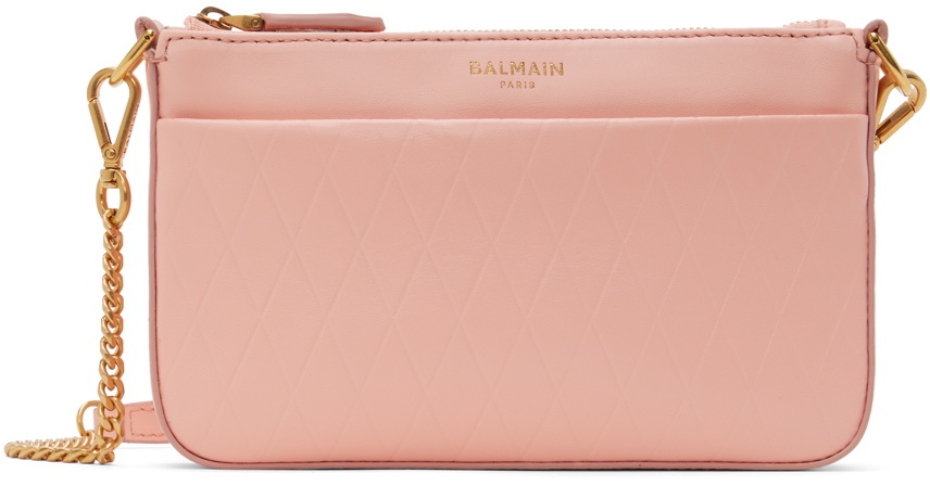 Balmain Pink 1945 Soft Zipped Mini Bag Balmain Balmain Pink 1945 Soft Zipped Mini Bag Balmain