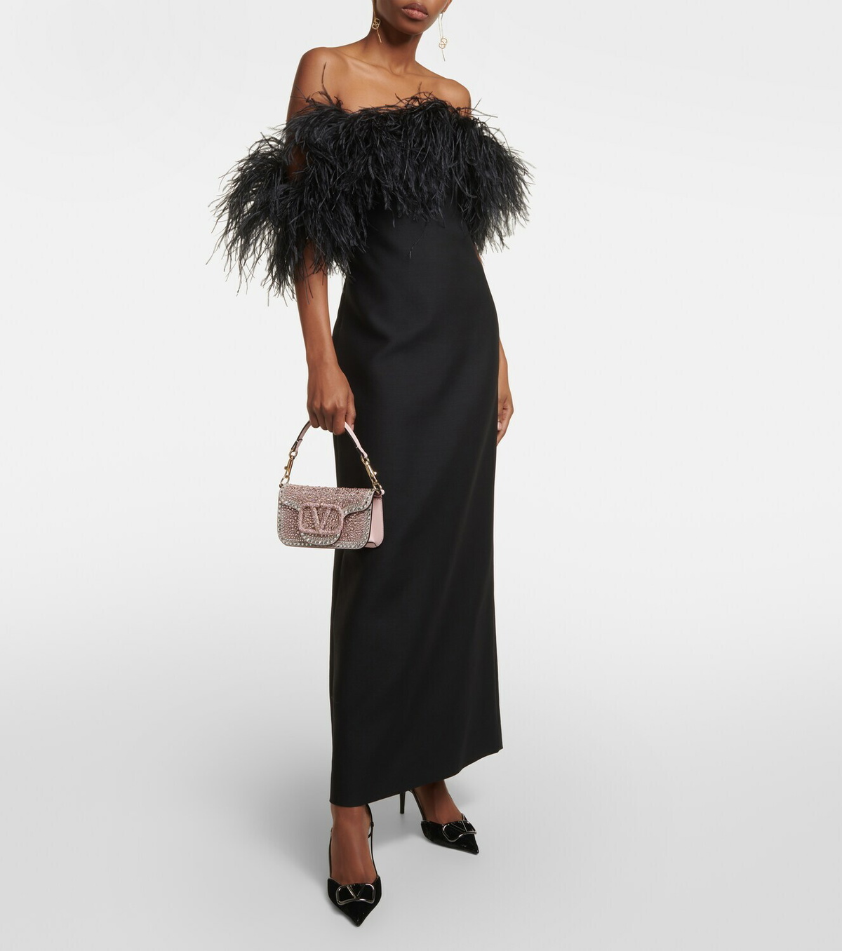 Valentino Garavani VLogo Signature 80 slingback pumps Valentino Garavani VLogo Signature 80 slingback pumps