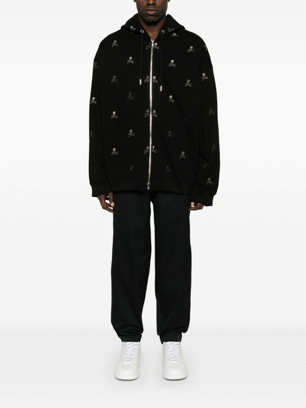 Mastermind Japan Skull-Embroidered Hoodie mastermind JAPAN