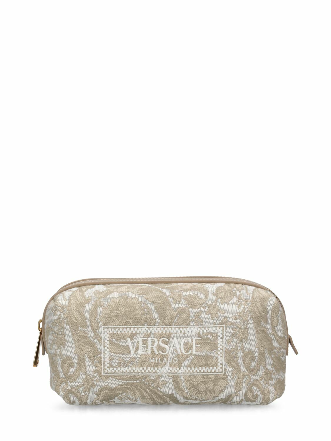 VERSACE - Logo Jacquard Makeup Bag Versace