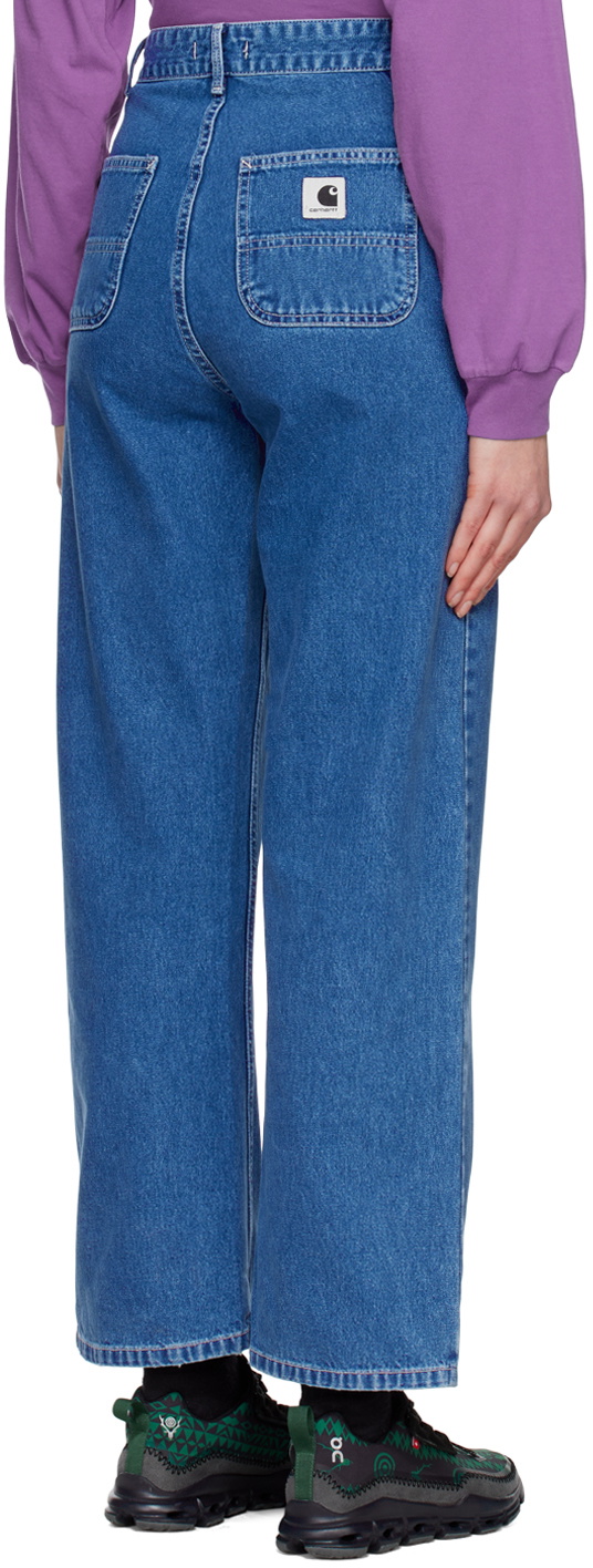 Carhartt Work In Progress Blue Simple Jeans Carhartt WIP