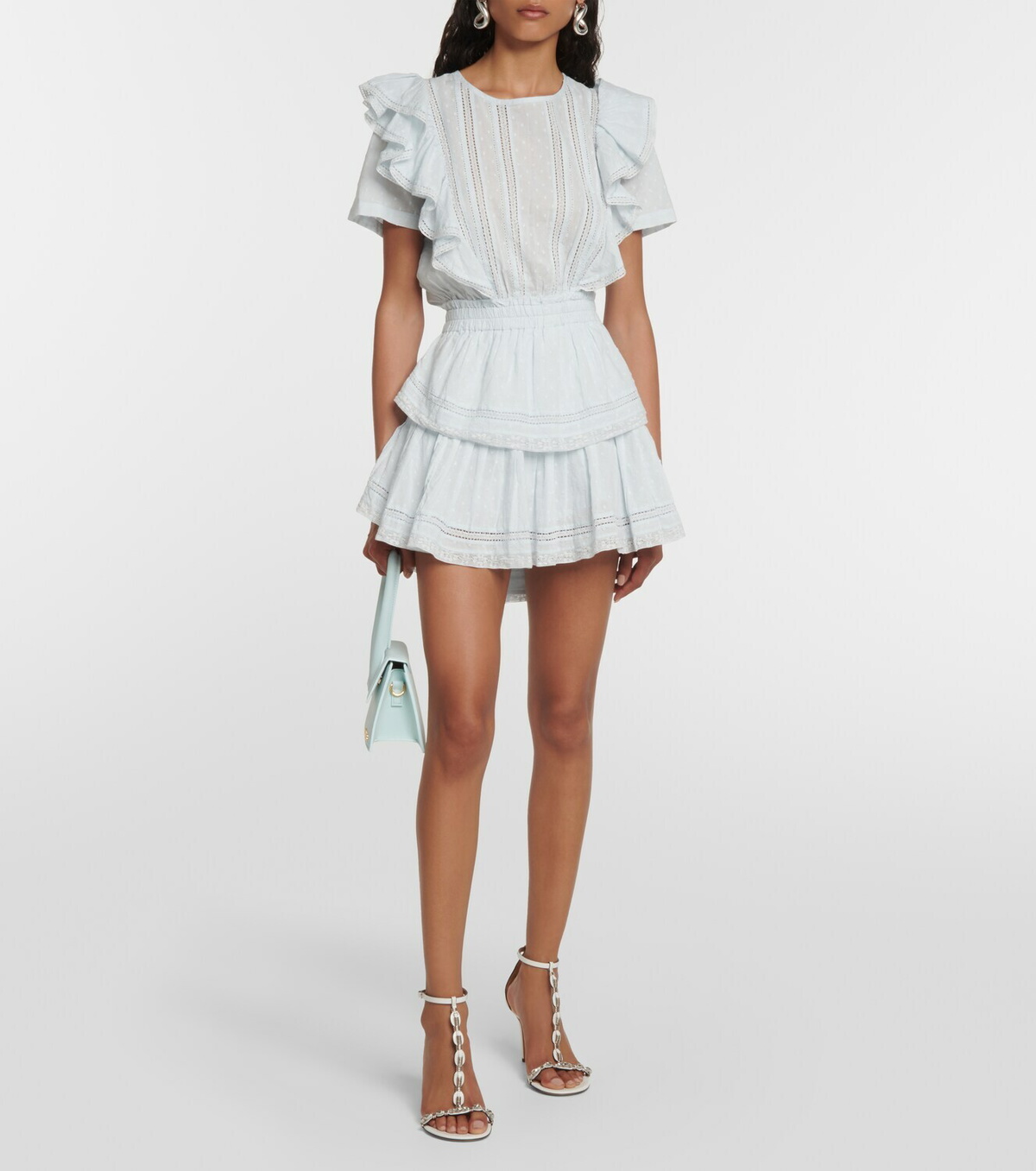 LoveShackFancy Natasha cotton mini dress LoveShackFancy
