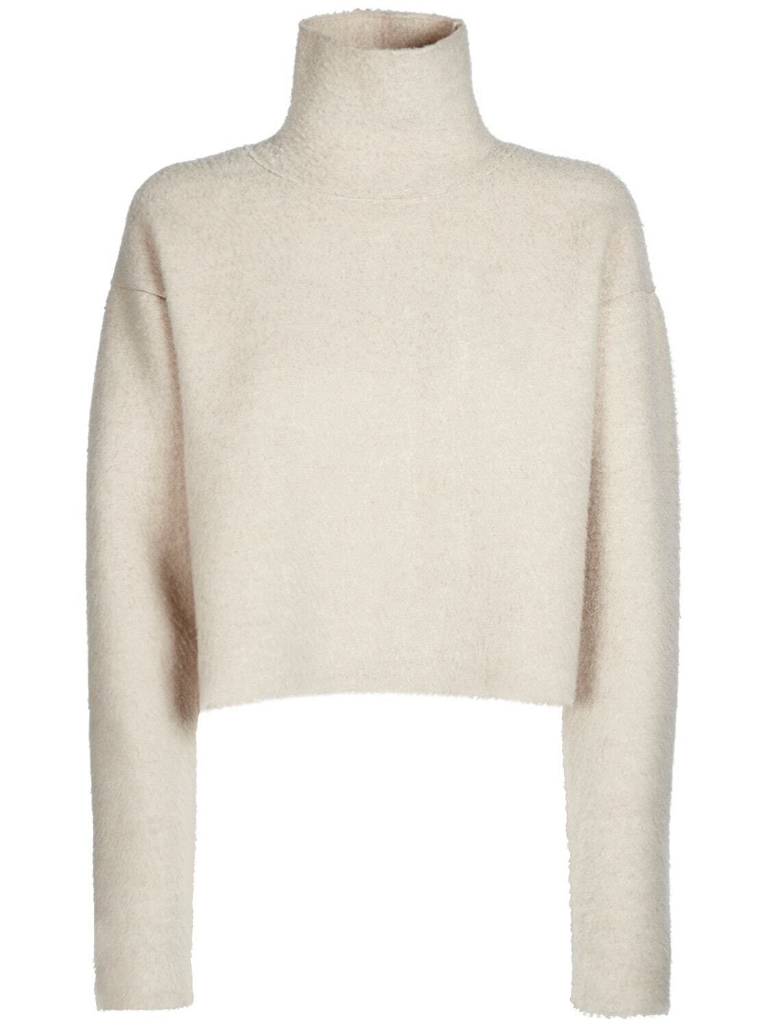 THE ROW - Erise Brushed Wool Knit Sweater The Row
