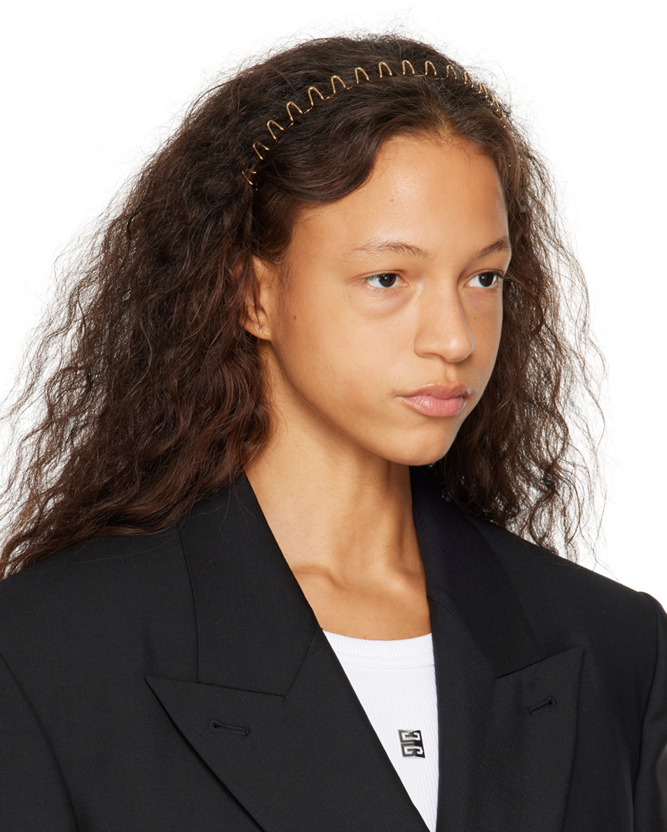 Givenchy Gold Show Headband Givenchy
