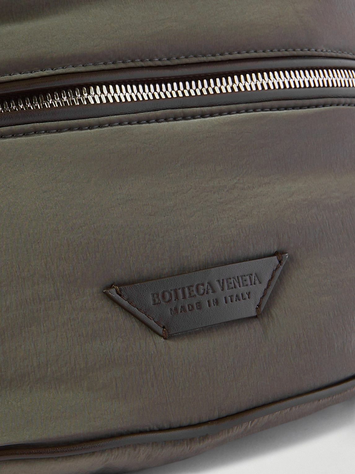 Bottega Veneta - Leather-Trimmed Shell Belt Bag Bottega Veneta