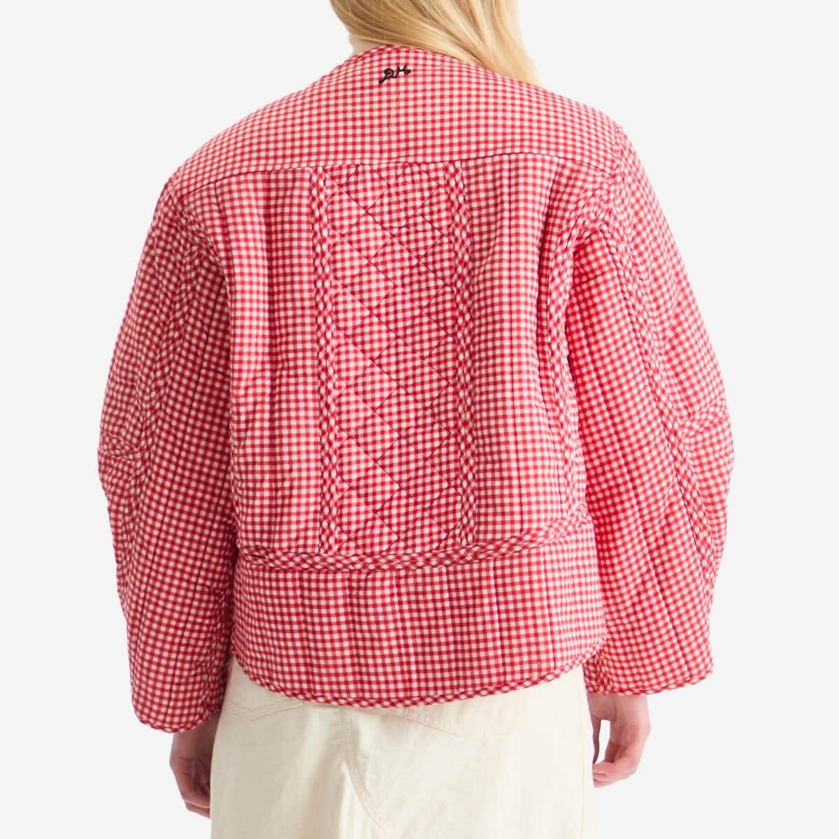 Damson Madder Women's Macy Reversible Jacket in Red Damson Madder