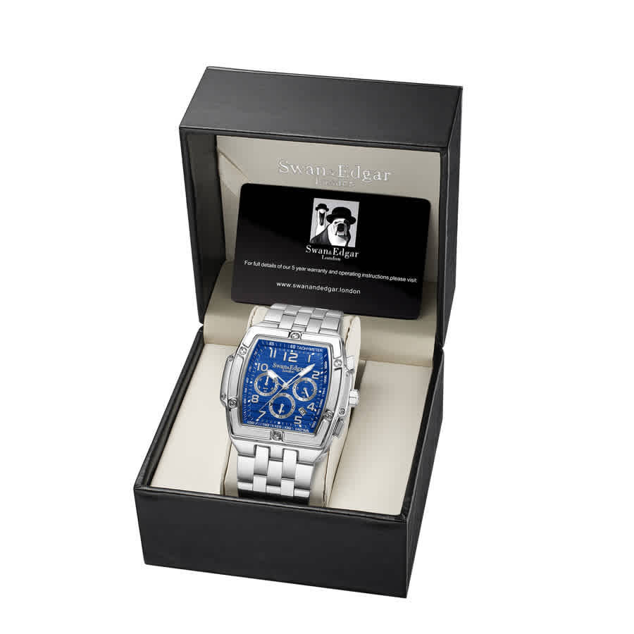 Swan & Edgar Ambassador Blue Dial Mens Watch SE0065M Swan & Edgar