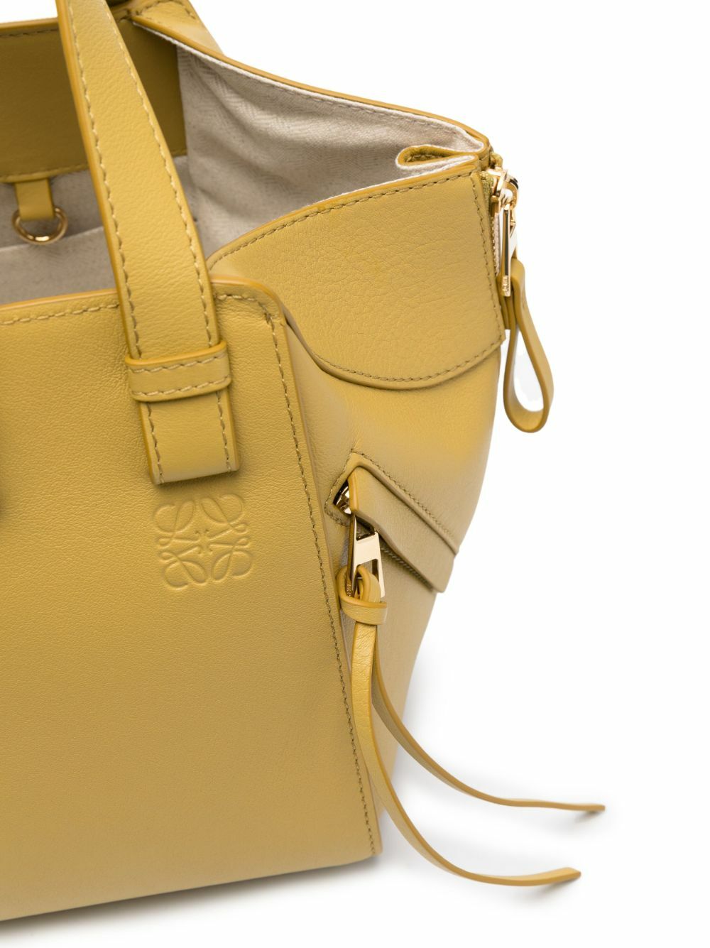 LOEWE - Compact Hammock Leather Handbag Loewe