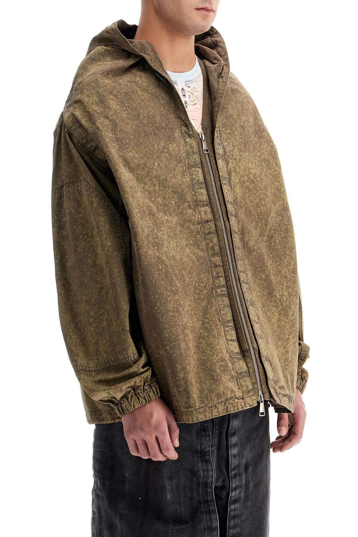 Y PROJECT removable panel jacket with seven Khaki Y/Project