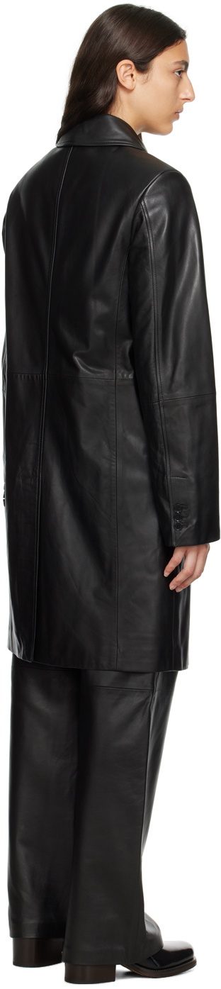 Loulou Studio Black Uvon Leather Coat Loulou Studio