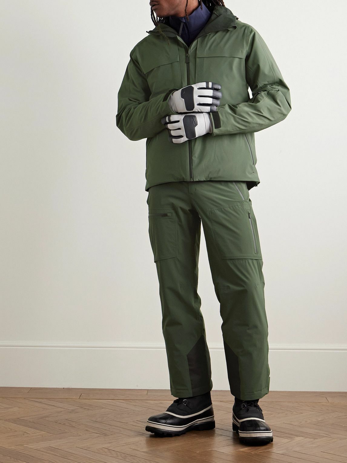 Aztech Mountain - Pyramid Straight-Leg Padded Ski Pants - Green Aztech ...