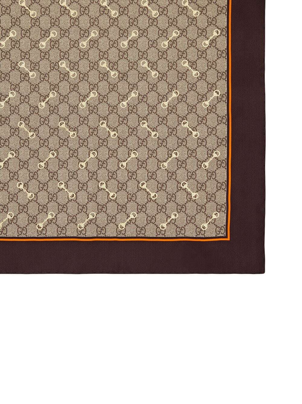 GUCCI - Printed Silk Foulard Gucci