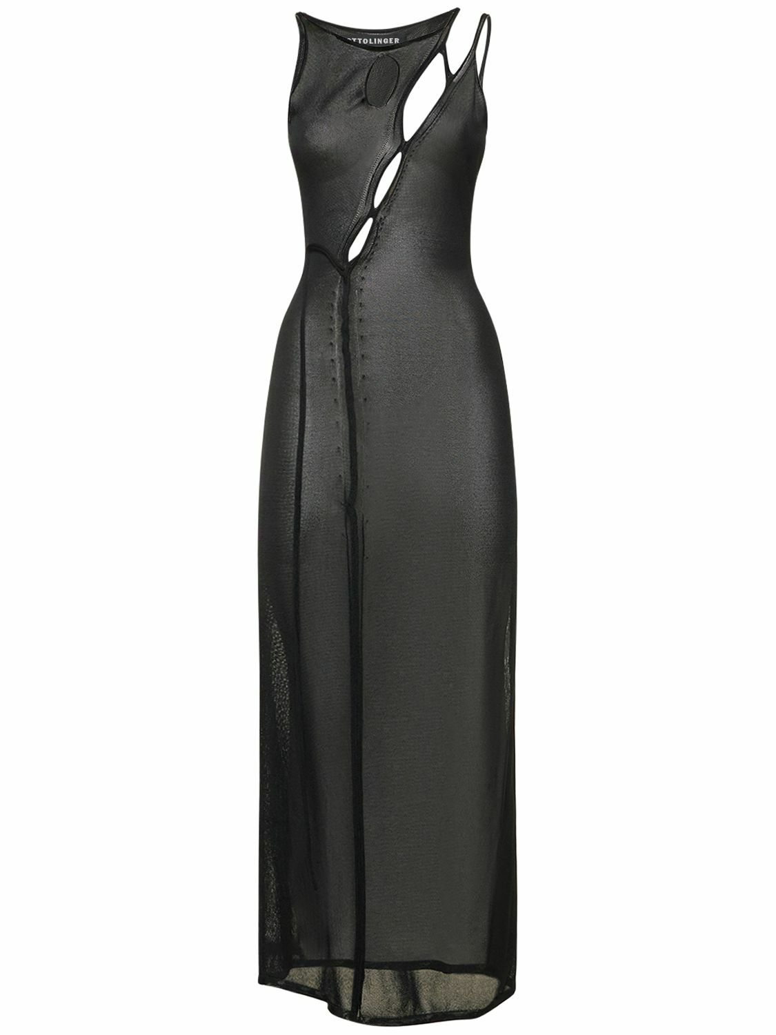OTTOLINGER Stretch Viscose Knit Maxi Cutout Dress Ottolinger