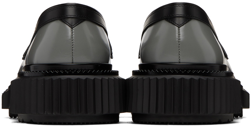 Adieu Black & Gray Type 182 Loafers Adieu