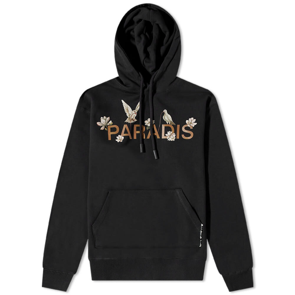 3.Paradis Men's Paradis Logo Hoody in Black 3.Paradis