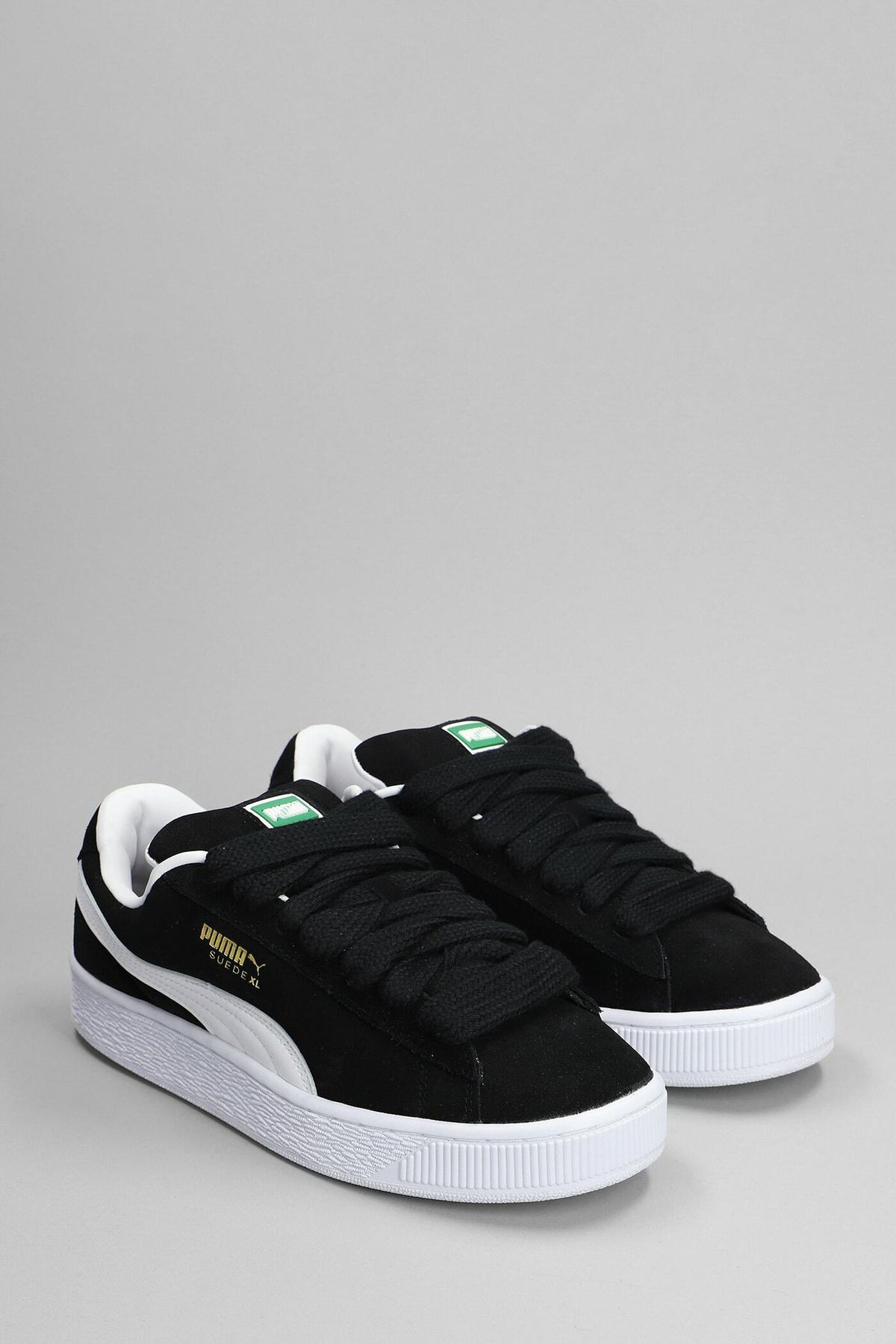 Puma Suede Xl Sneakers In Black Suede Puma