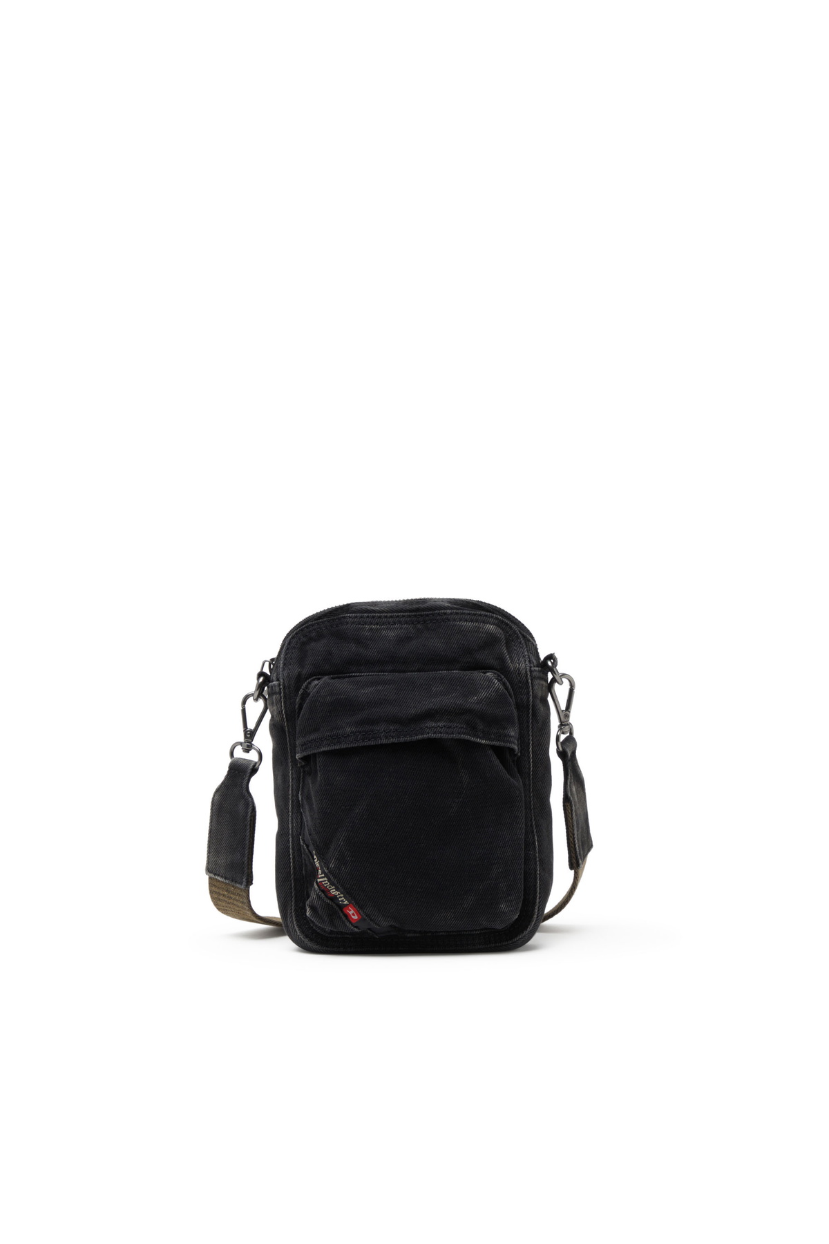 Diesel Crossbody bag in washed denim - Crossbody Bags Mens in Black Diesel