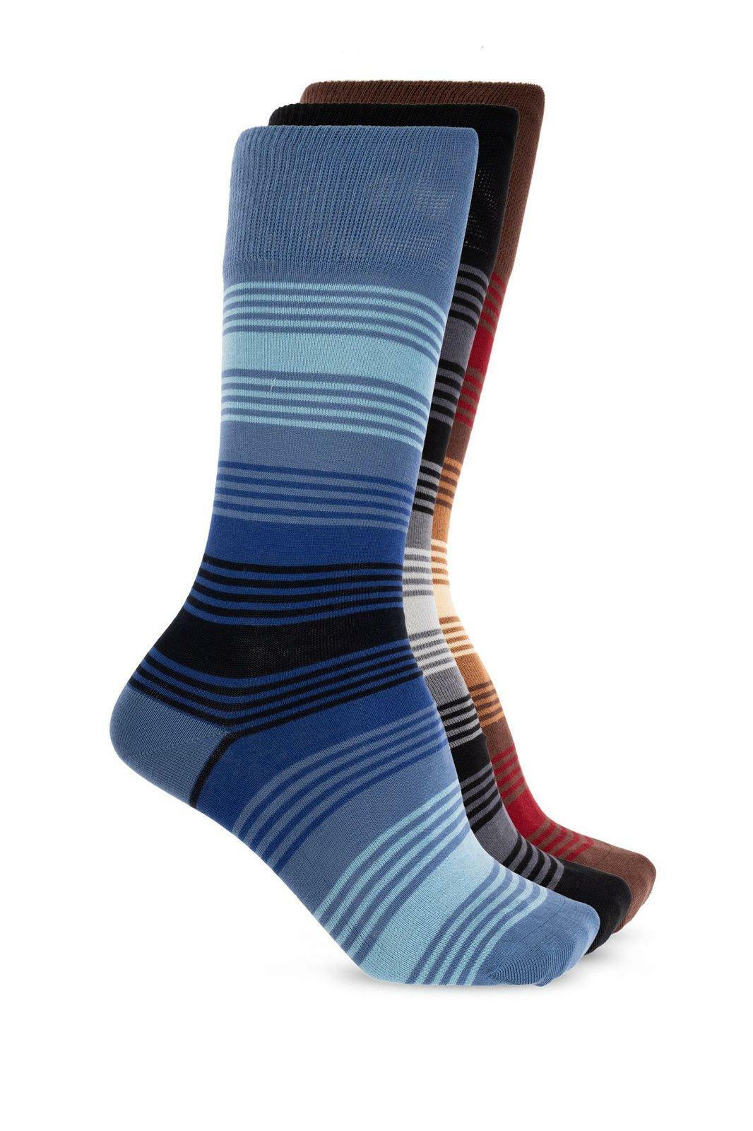Paul Smith Three Pack Of Cotton Socks Paul Smith