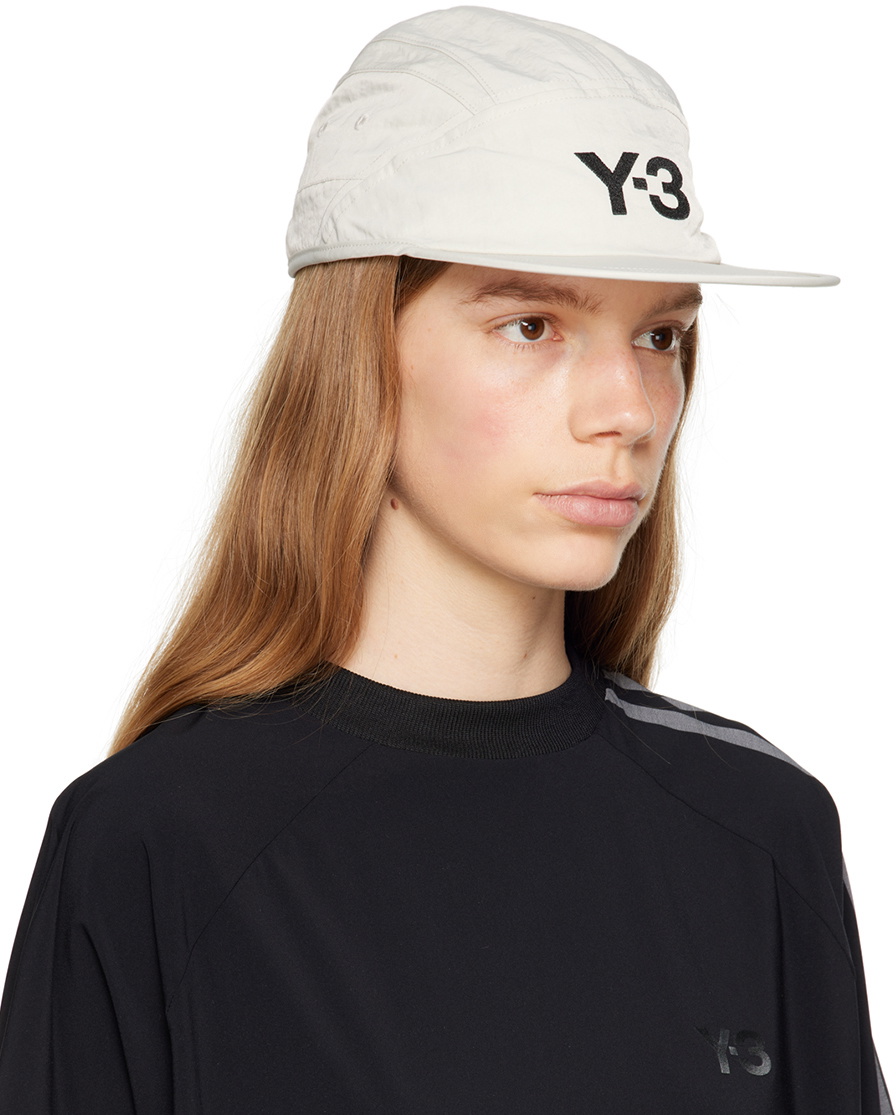 Y-3 Beige Running Cap Y-3