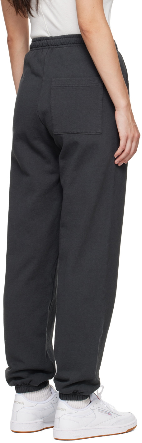 Sporty & Rich Gray Varsity Crest Sweatpants Sporty & Rich