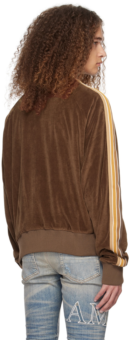 AMIRI Brown Stack Track Jacket Amiri