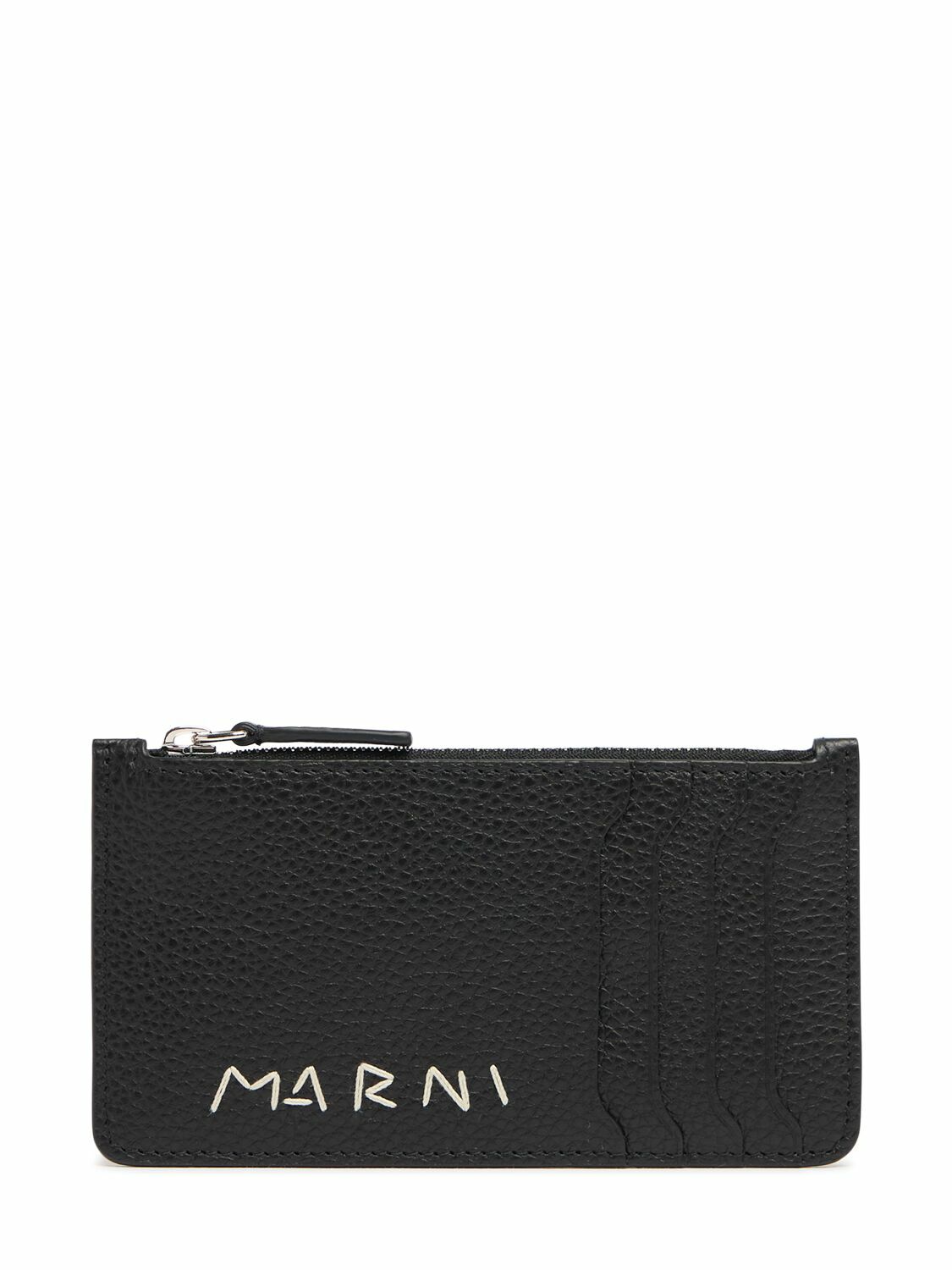 MARNI Zipped Leather Card Case Marni
