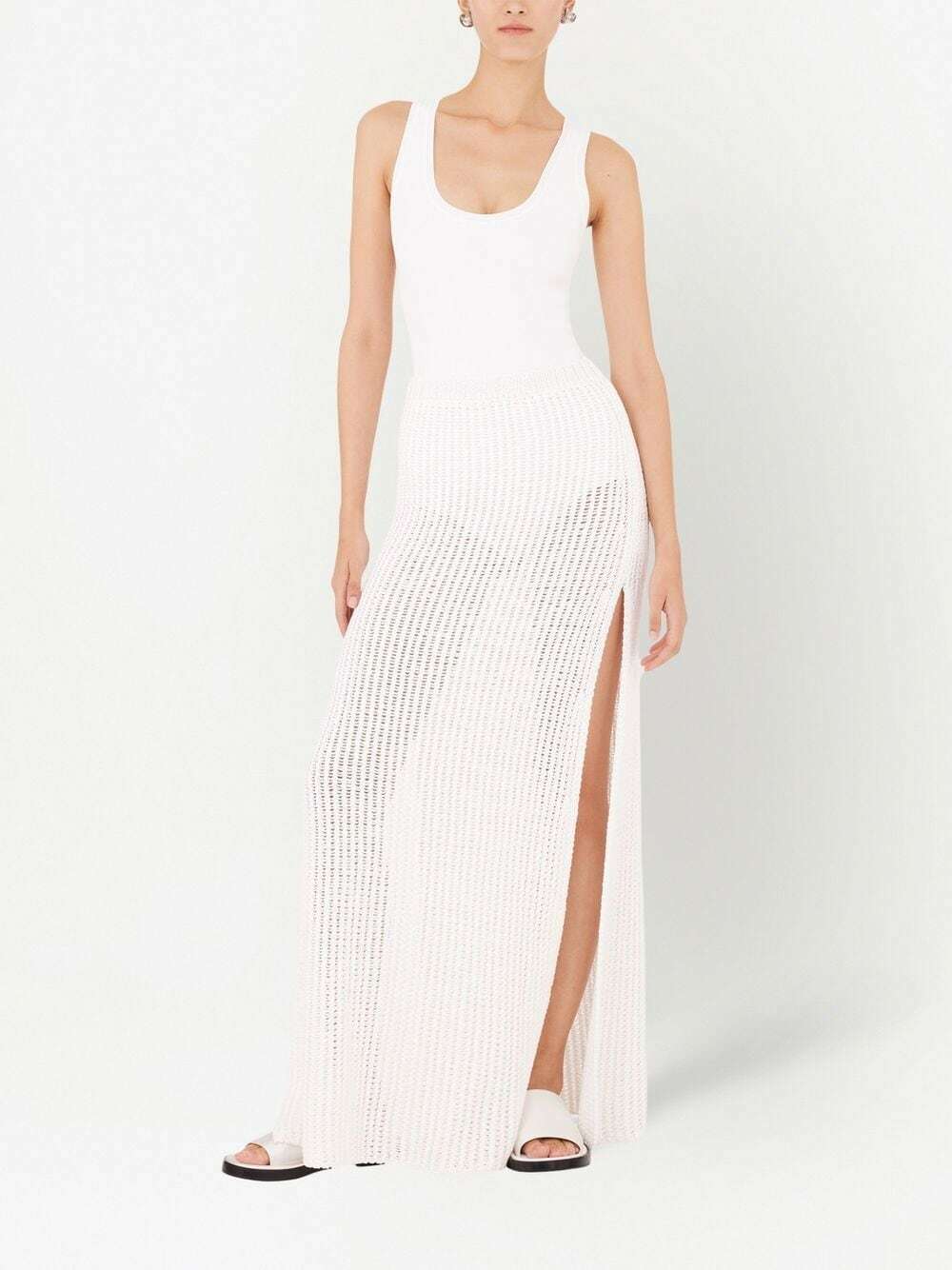 FERRAGAMO - Side-slit Long Skirt Salvatore Ferragamo