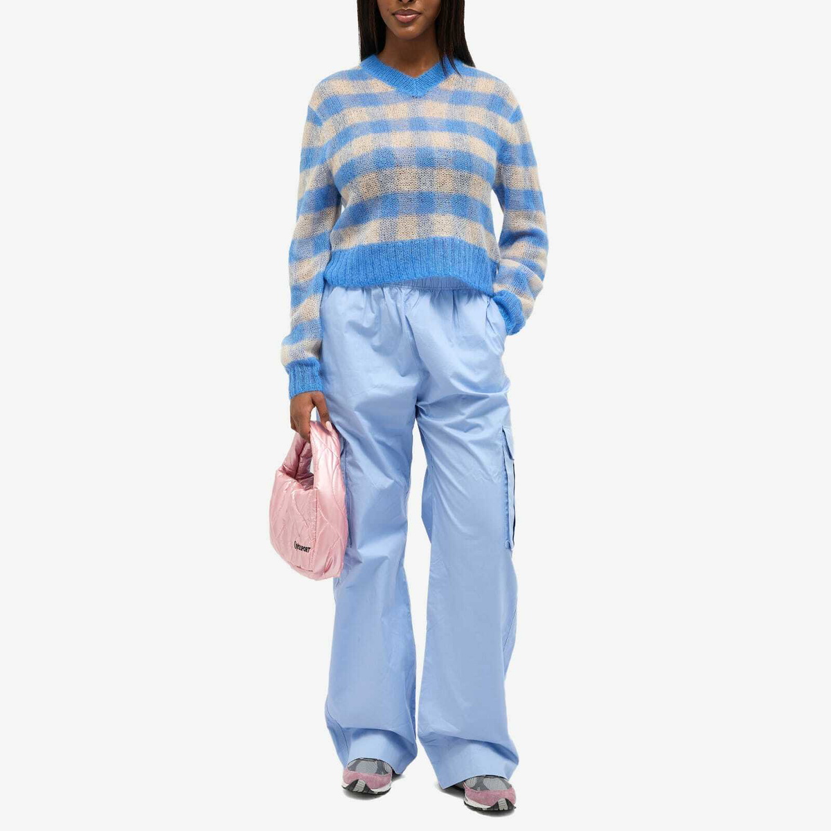 Stine Goya Women's Fatuna Heavy Poplin Trousers in Hydrangea Stine Goya