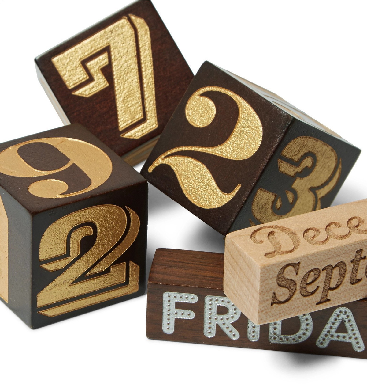 Linley - The Constant Wooden Calendar - Brown Linley