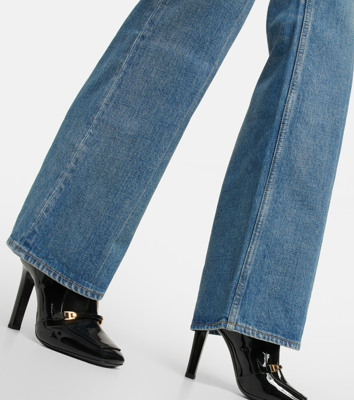 Saint Laurent - High-rise flared jeans Saint Laurent