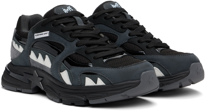 BAPE Black Sports Runner M2 Sneakers A Bathing Ape