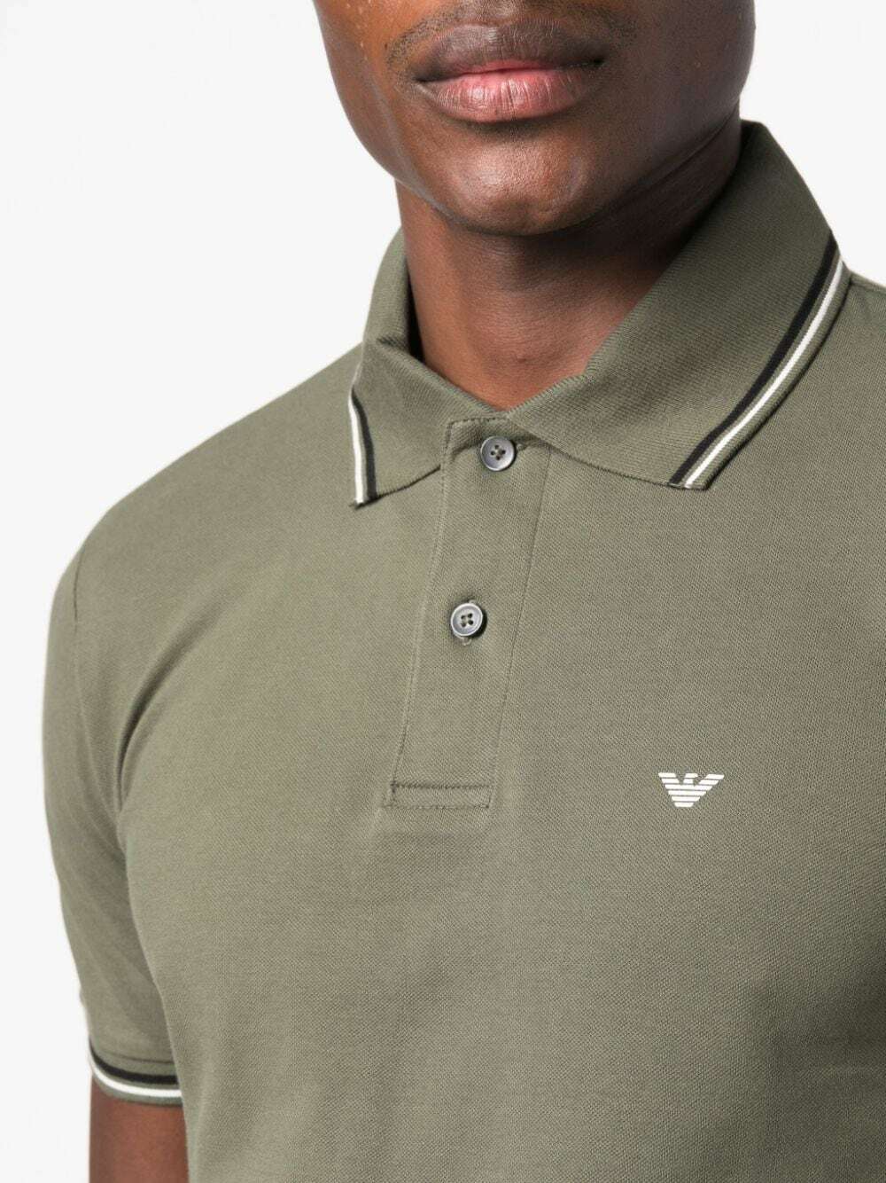 EMPORIO ARMANI - Logo Cotton Polo Shirt Emporio Armani