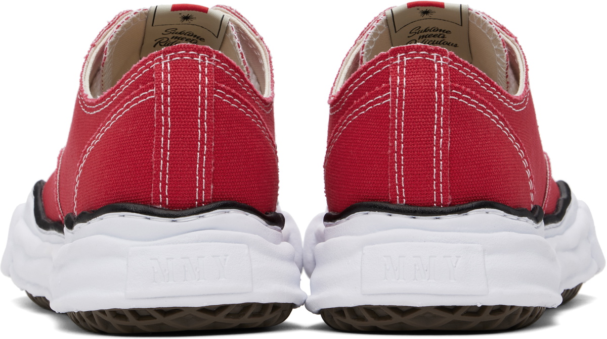 Maison MIHARA YASUHIRO Red Peterson OG Sole Canvas Low-Top Sneakers ...