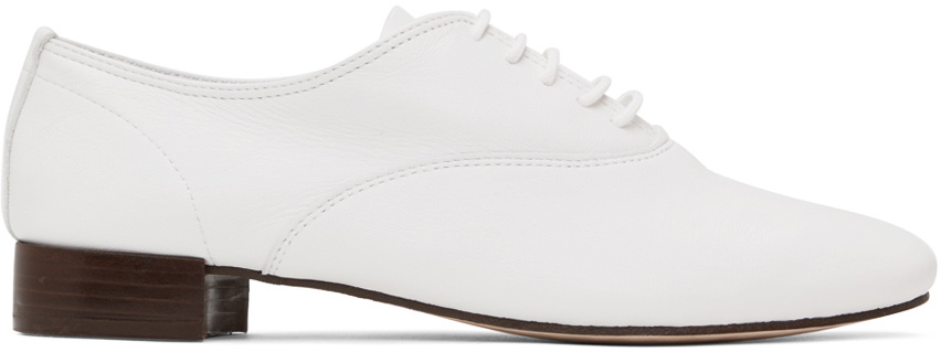 Repetto White Zizi Oxfords Repetto