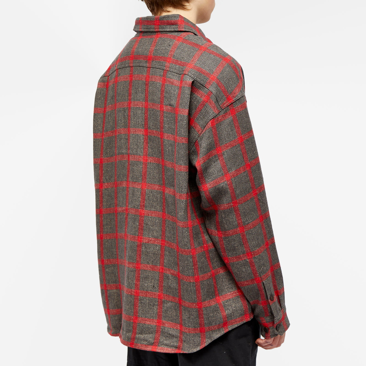 Visvim Men's Lumber Shirt in Charcoal Visvim