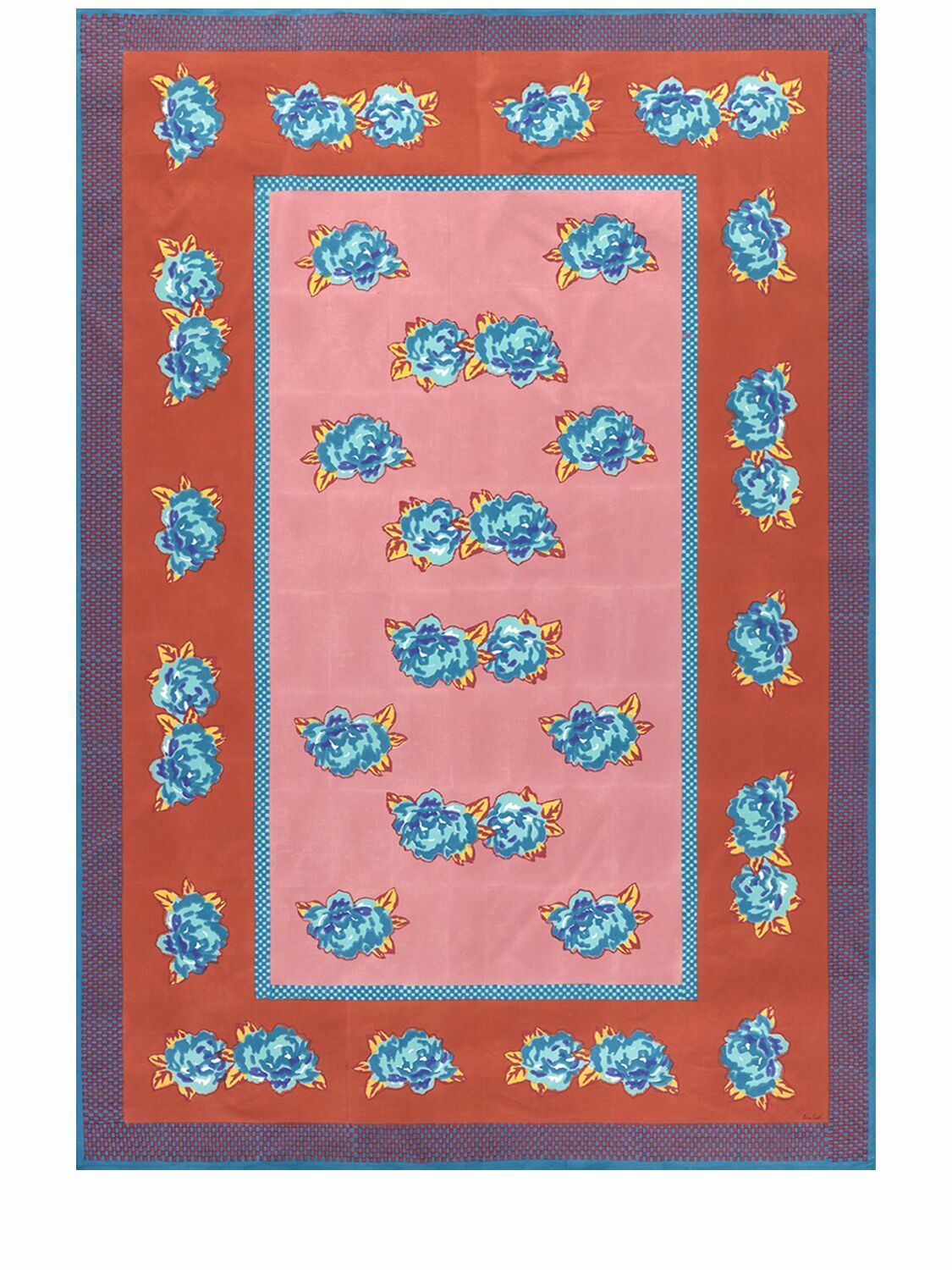 LISA CORTI Double Peonia Tablecloth Lisa Corti