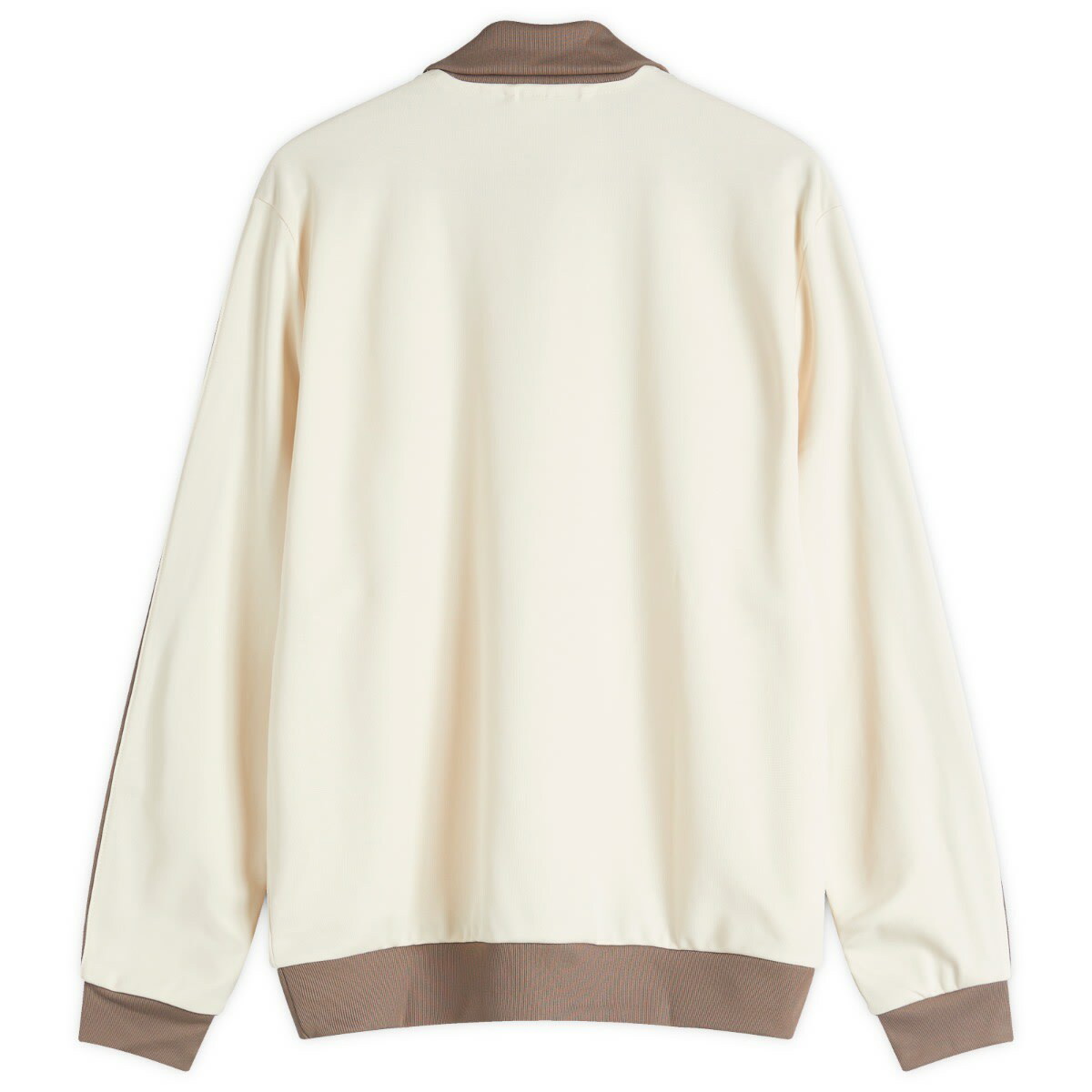 Adidas Classic Track Top in Wonder White/Trace Brown adidas