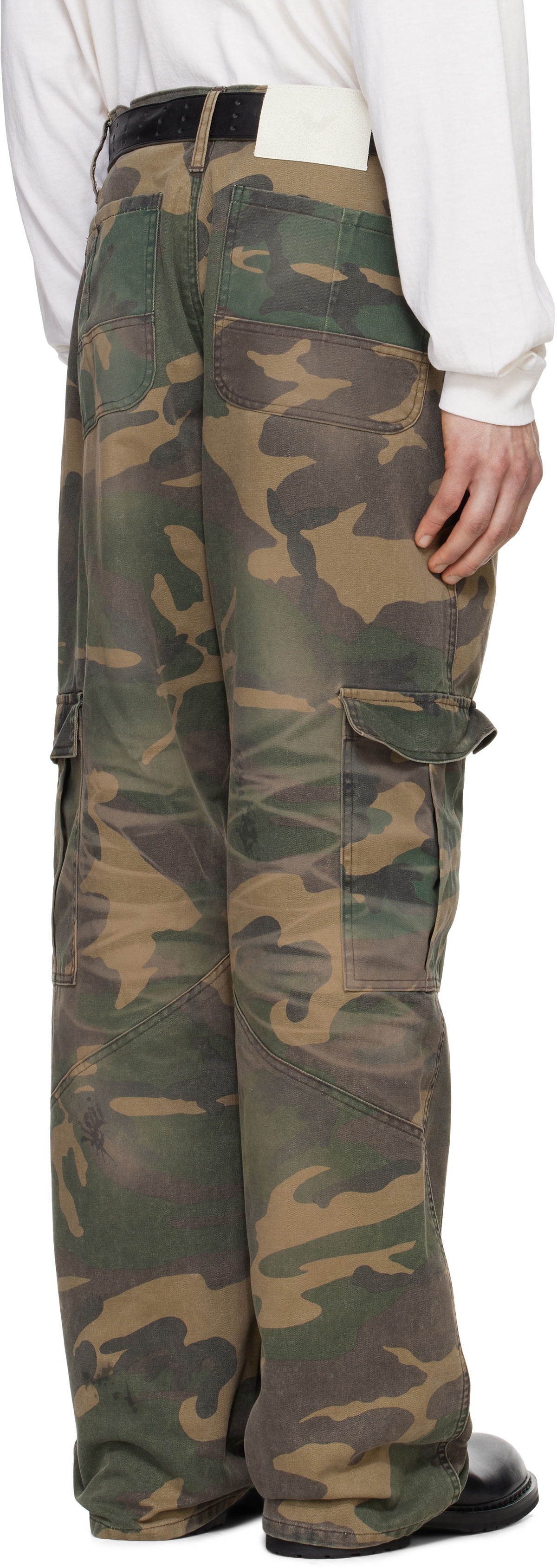 Alexander Digenova Khaki Type 2 Denim Cargo Pants Alexander Digenova