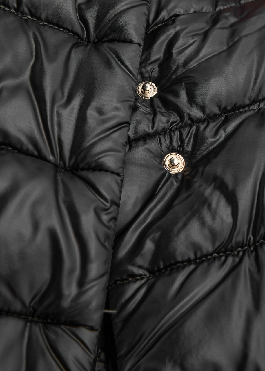 Herno Amelia Quilted Shell Jacket Black Herno