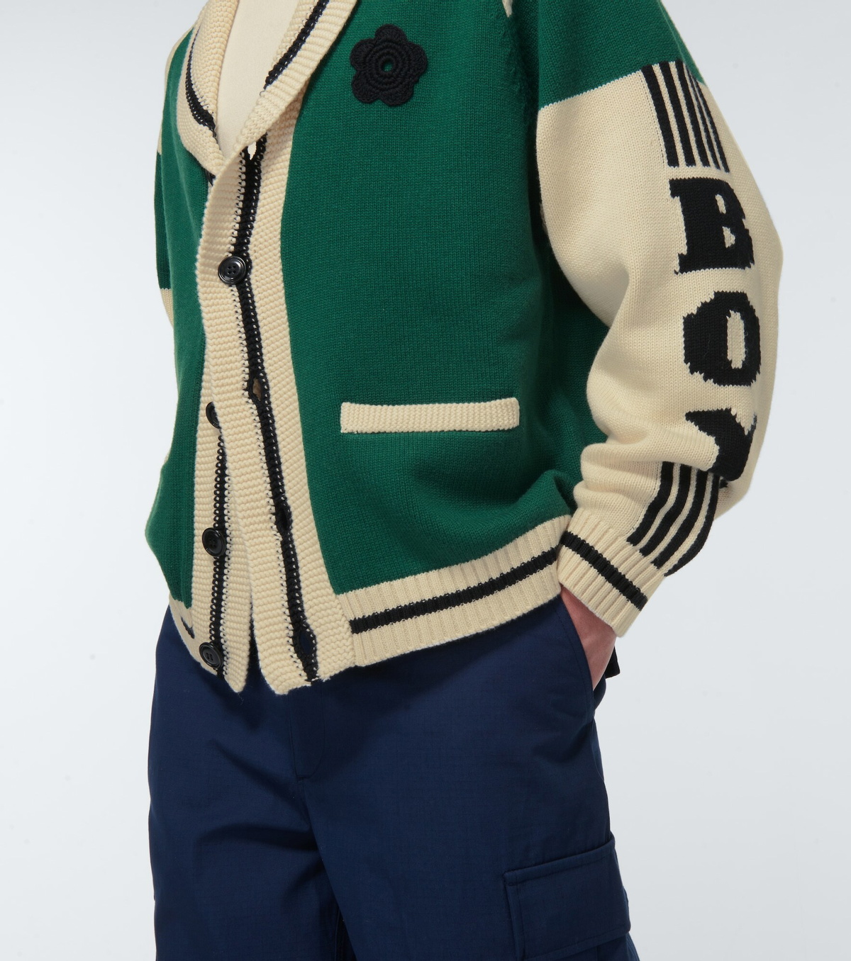 Kenzo - Boke Boy cotton and wool cardigan Kenzo