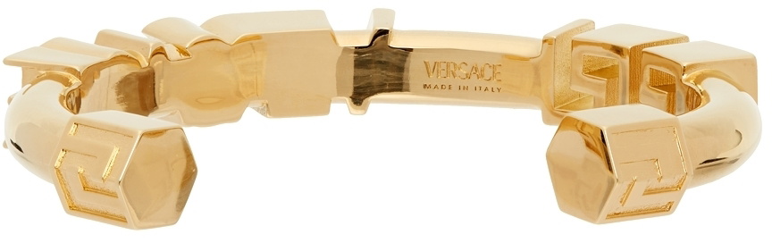 Versace Gold Logo Bangle Versace