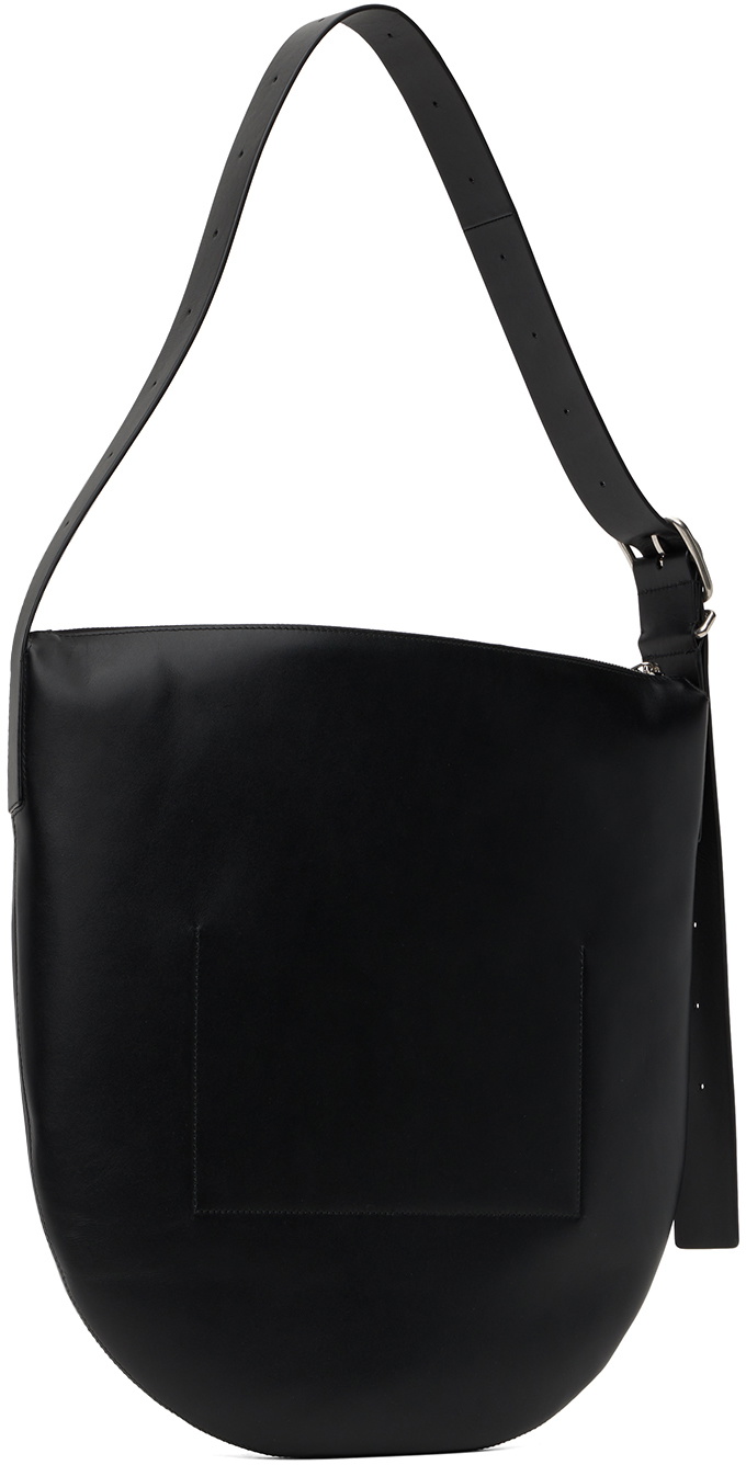 Jil Sander Black Medium Moon Shoulder Bag Jil Sander