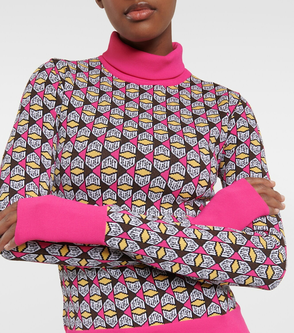 Jet Set Logo turtleneck sweater Jet Set