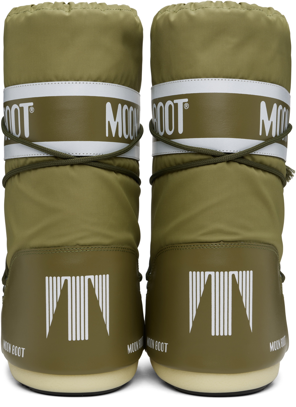 Moon Boot Khaki Icon Nylon Tall Boots Moon Boot