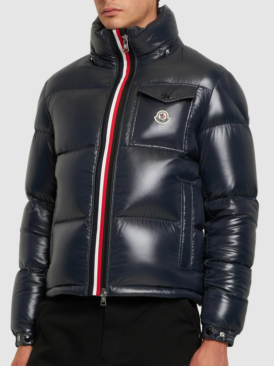MONCLER - Montbeliard Nylon Down Short Jacket Moncler