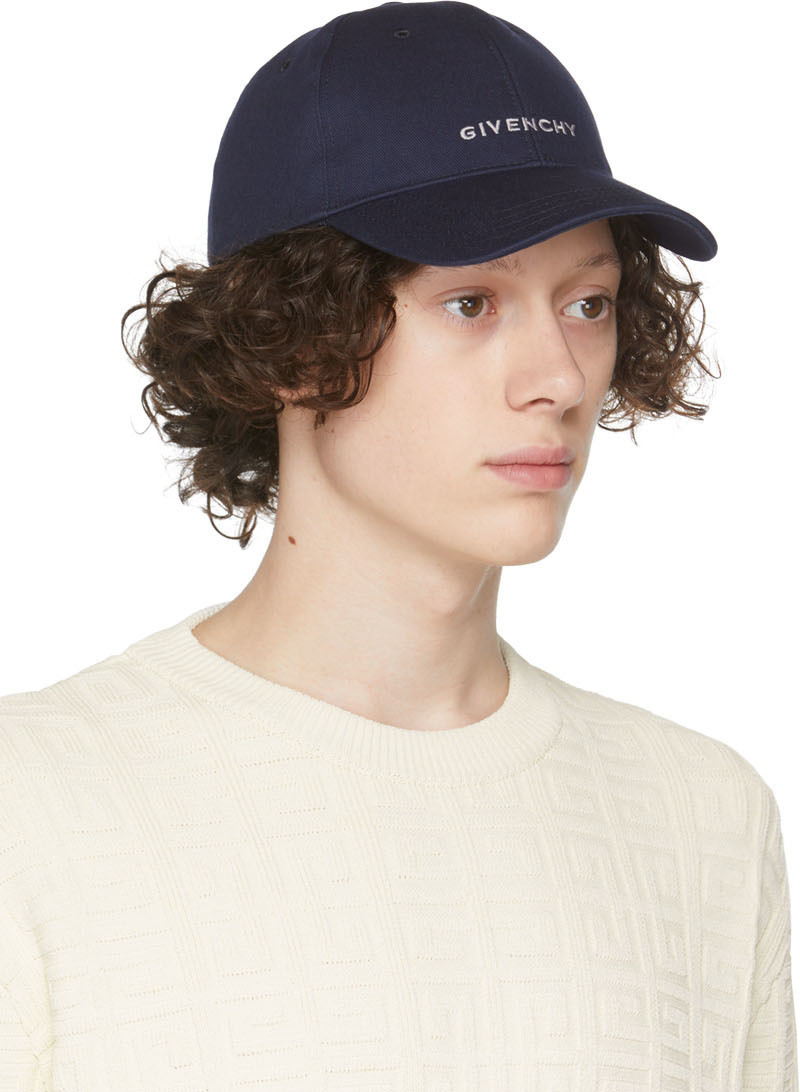Givenchy Navy Logo Cap Givenchy